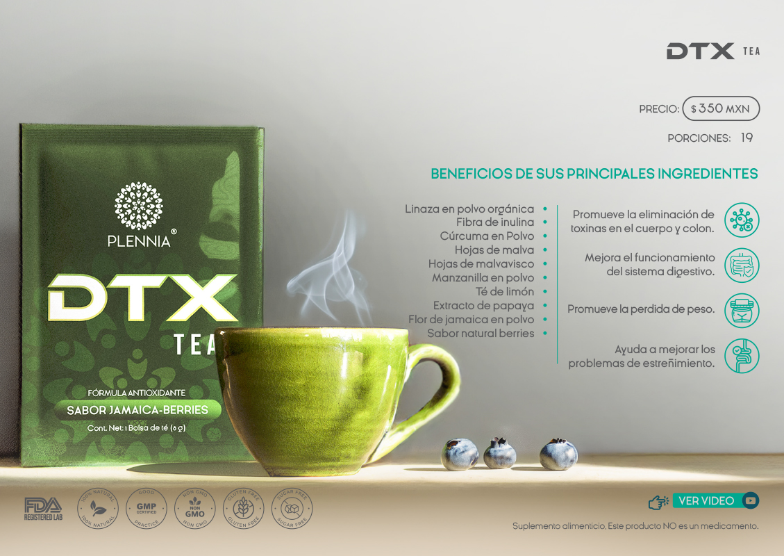 Té DTX - Desintoxicación Natural y Apoyo Digestivo