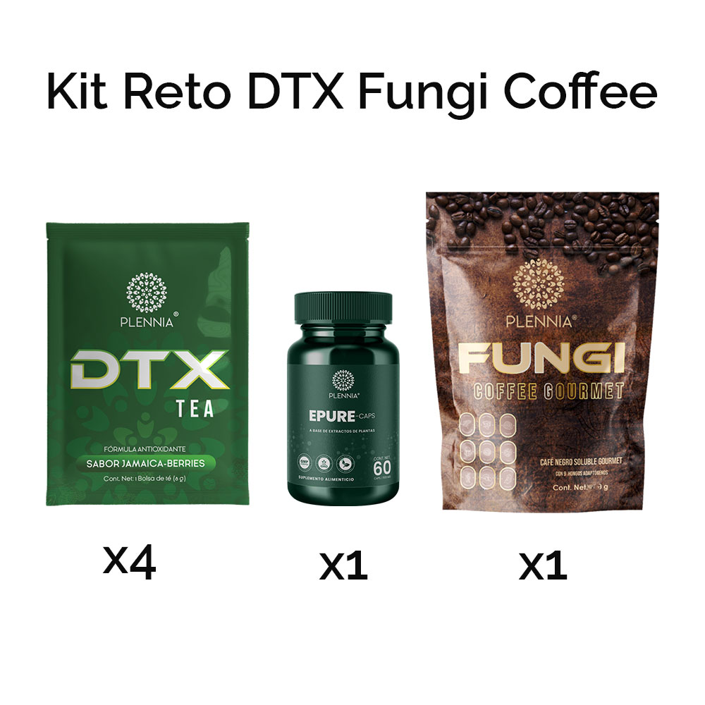 Kit Reto DTX Fungi Coffee - La Libertad es la Meta
